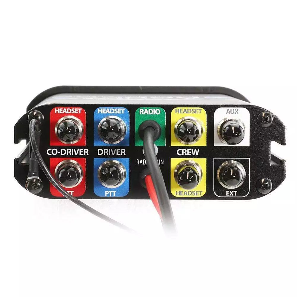 Rugged Radios 696+ Intercom 2 Person Behind the Head Headset Kit Voice ...